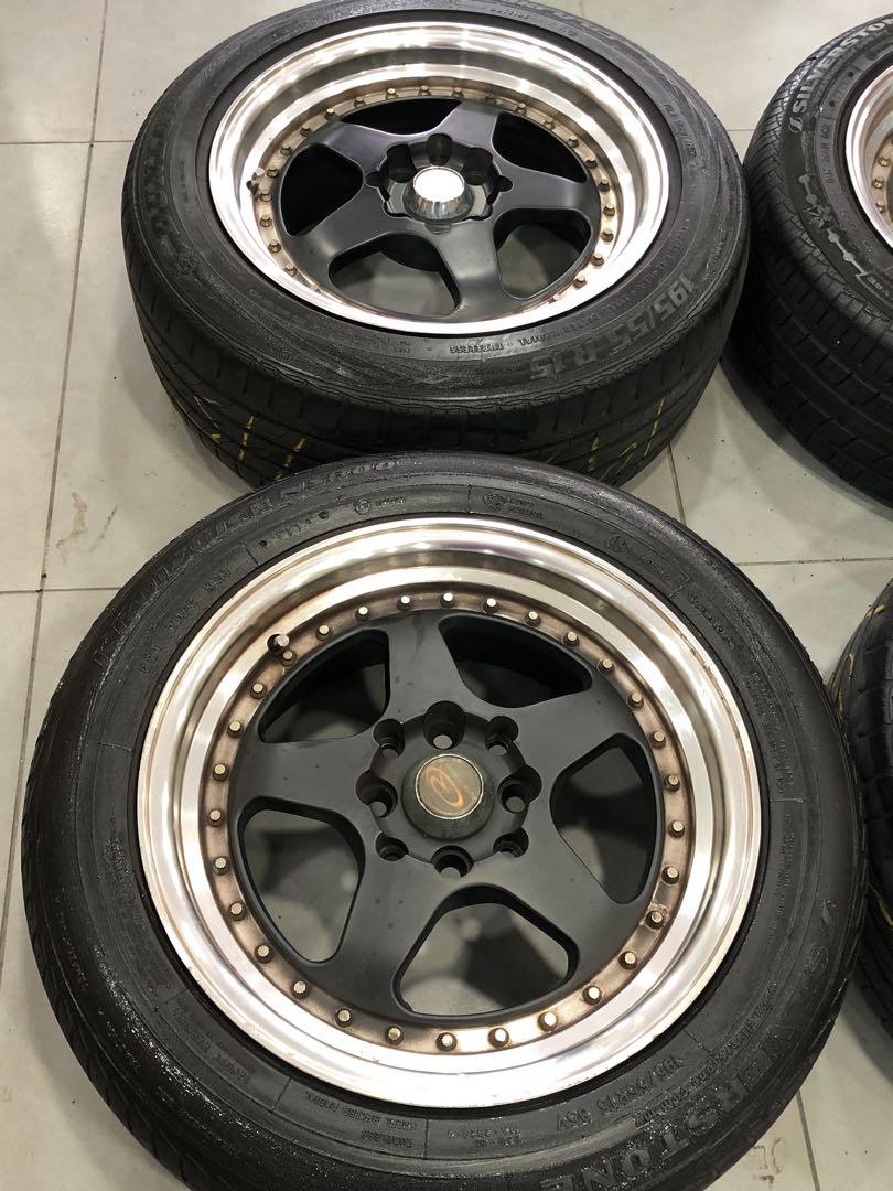 Rim Rotiform 15x7JJ PCD100/114, Auto Accessories on Carousell