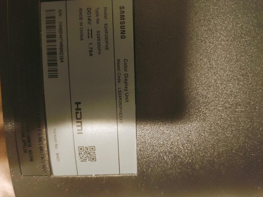 Samsung monotor, Computers & Tech, Parts & Accessories, Monitor Screens ...