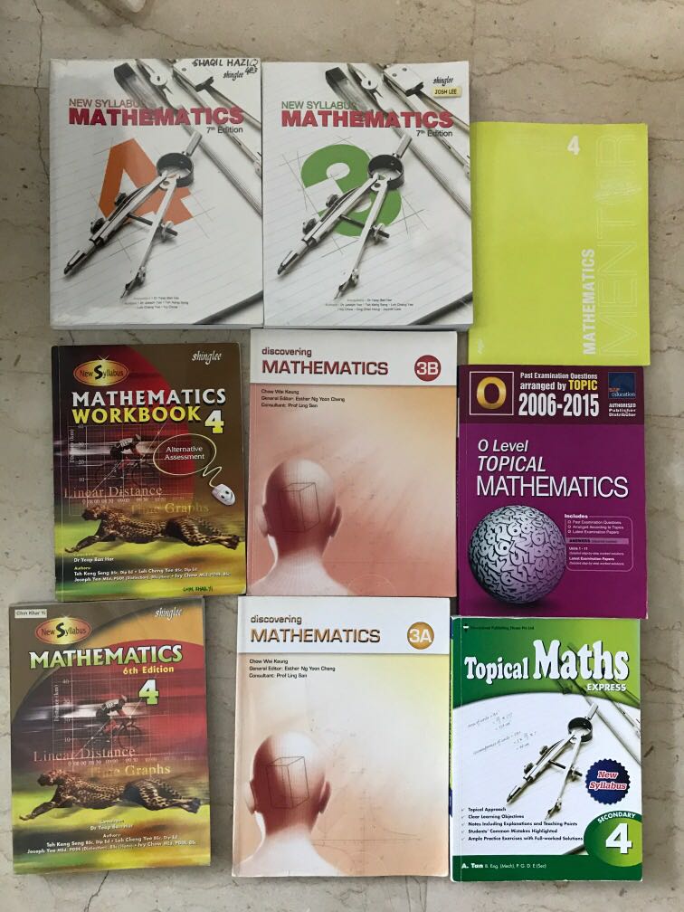 Secondary 3 & 4 Maths Textbooks / new syllabus mathematics/ discovering ...