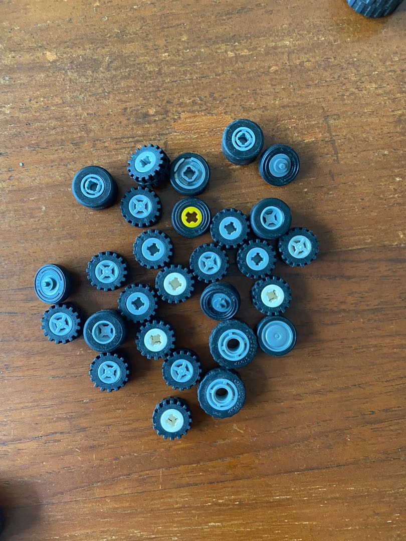 Small Lego wheels, Hobbies & Toys, Toys & Games on Carousell