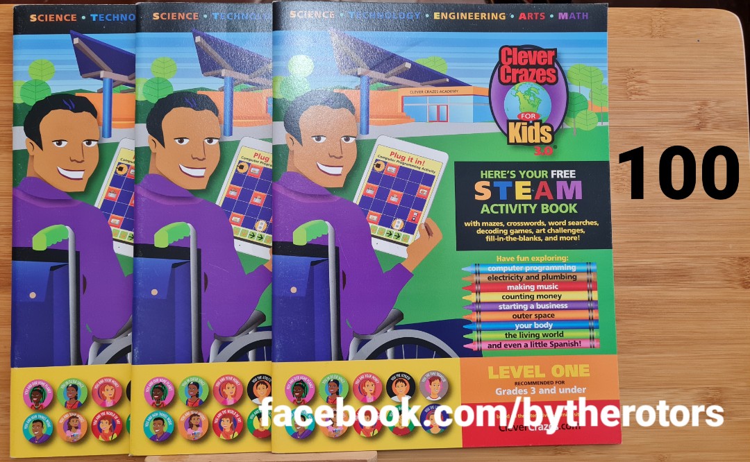 STEAM ACTIVITY BOOKS 100 EACH, Hobbies & Toys, Books & Magazines ...