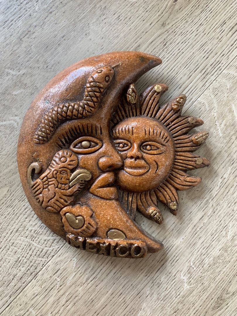 Sun & Moon Artifact from Mexico, Hobbies & Toys, Stationery & Craft ...