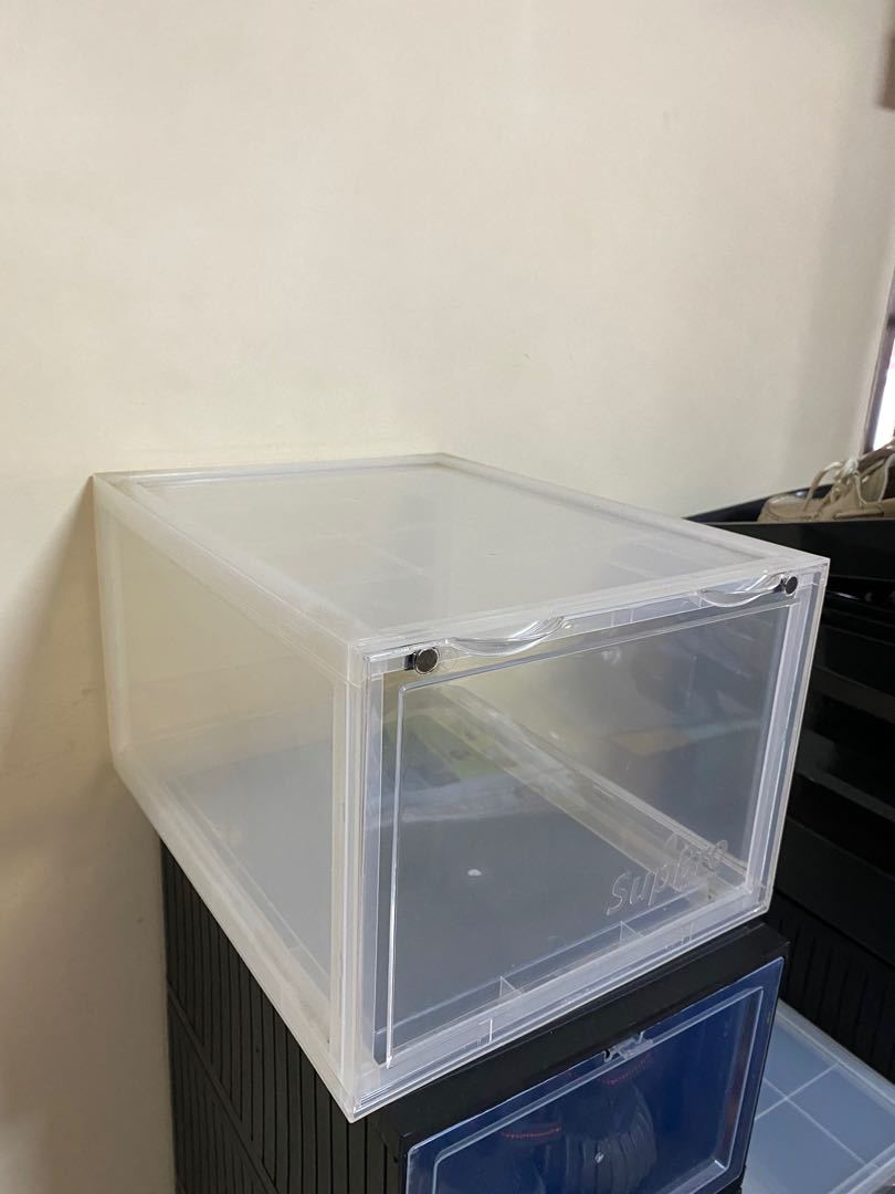 [x3] SupBro Stackable Shoe Box, Furniture & Home Living, Home ...