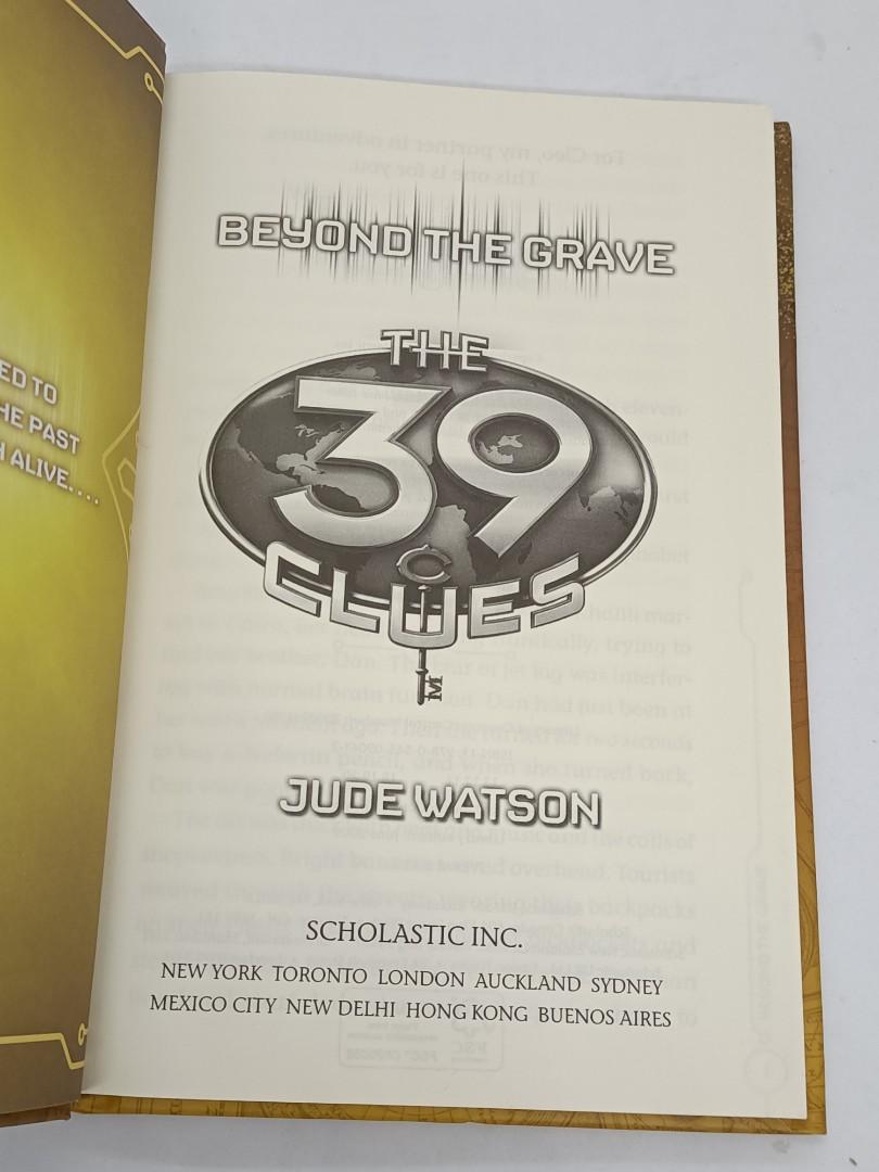 The 39 Clues Two books series: Beyond The Grave and The Sword Thief ...