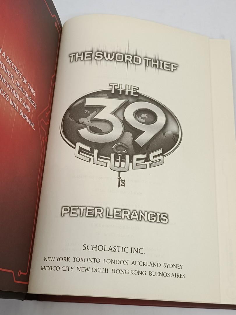 The 39 Clues Two books series: Beyond The Grave and The Sword Thief ...