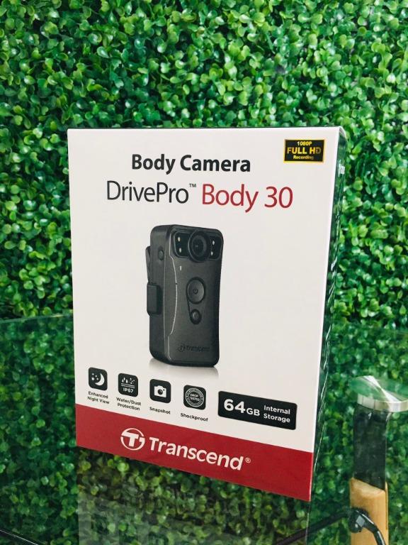 Transcend DrivePro Body 30, Photography, Video Cameras on Carousell