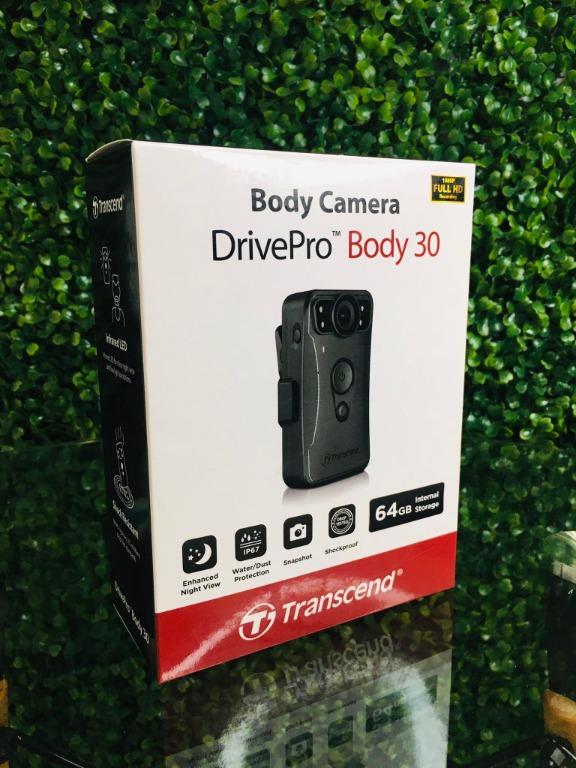 Transcend DrivePro Body 30, Photography, Video Cameras on Carousell