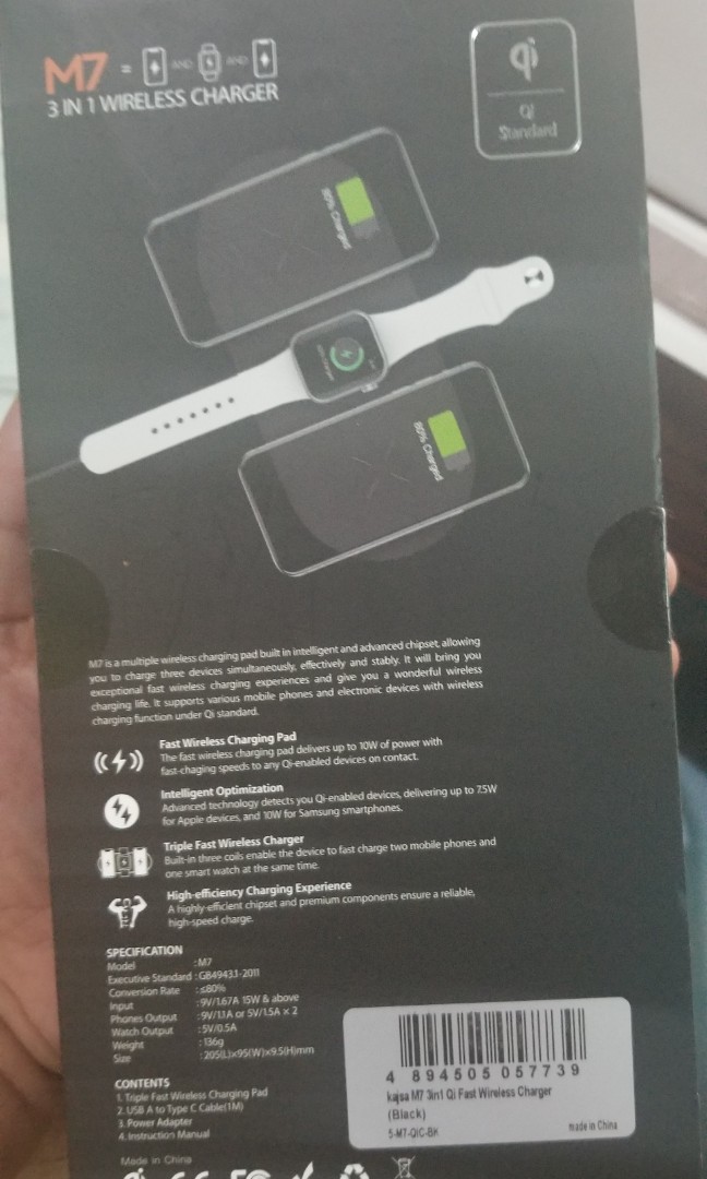 Triple Wireless Charger, Telepon Seluler & Tablet, Lainnya di Carousell