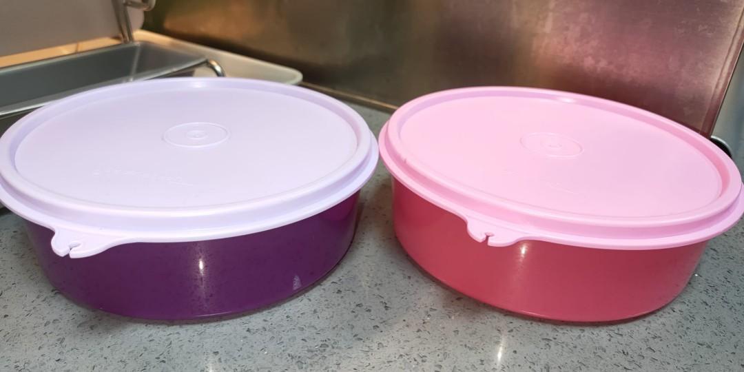 Tupperware Round Container 700ml (Bundle Sales), Furniture & Home ...