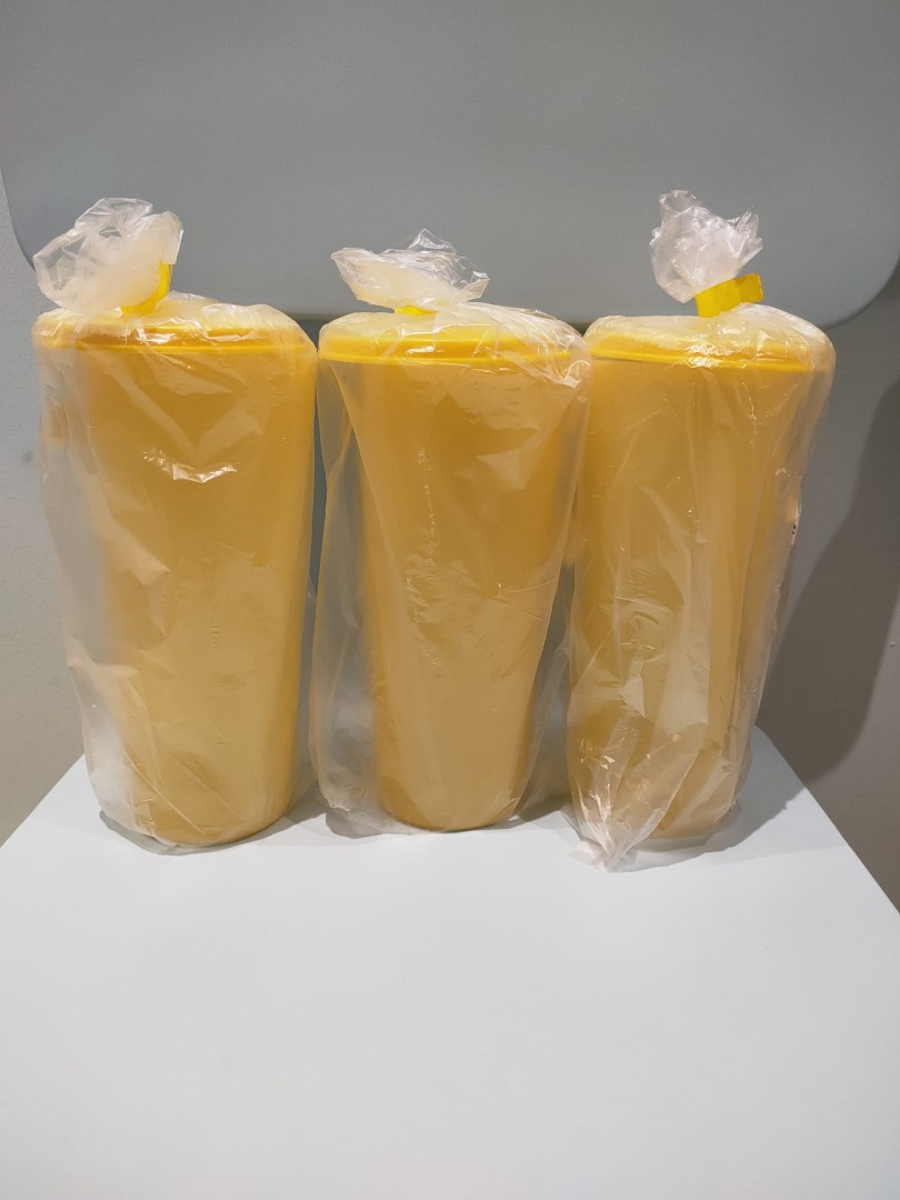 Tupperware Yellow Tumblers 470ml (Bundle Sales), Furniture & Home ...