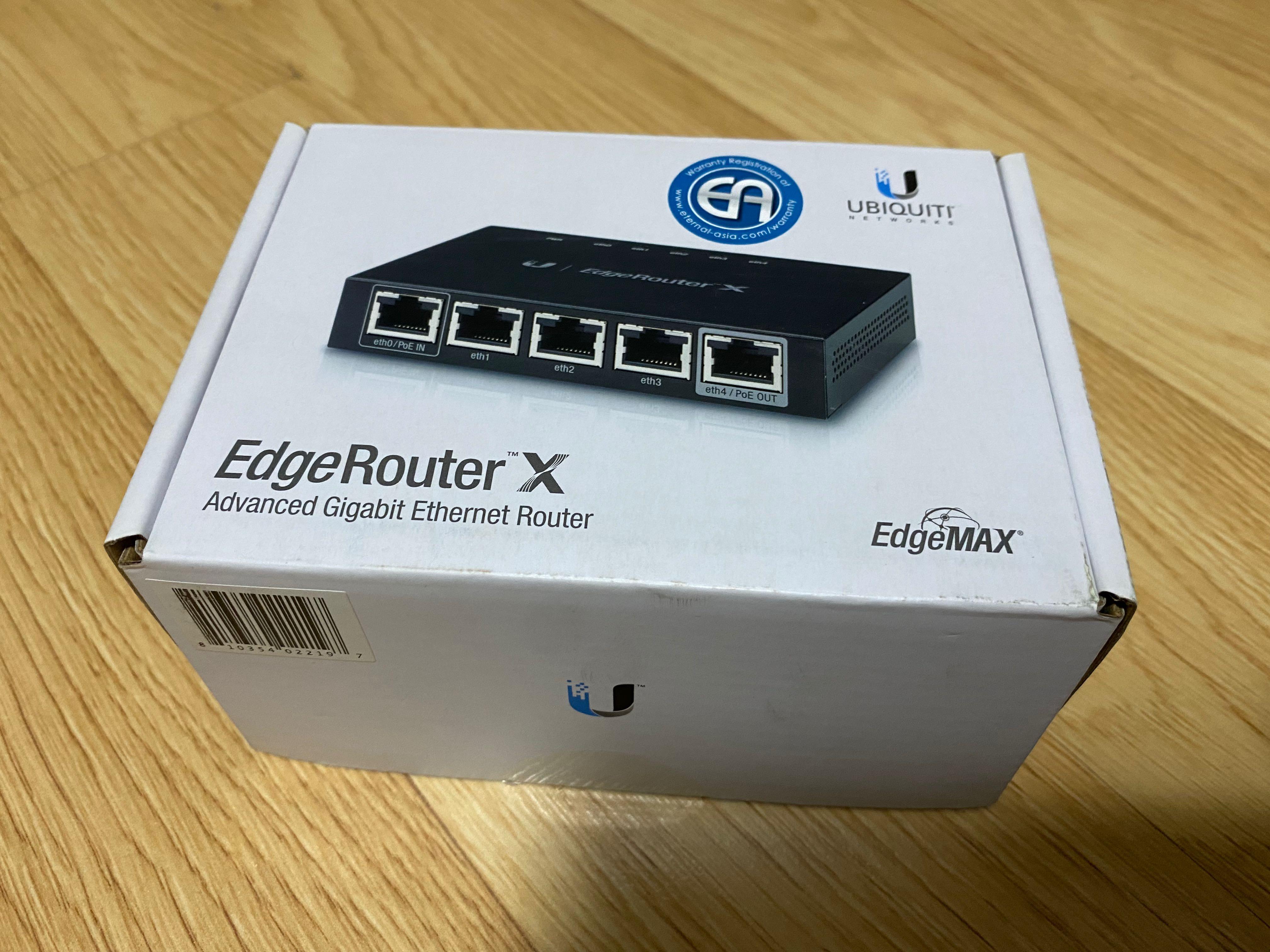 Ubiquiti EdgeRouter X, Computers & Tech, Parts & Accessories ...