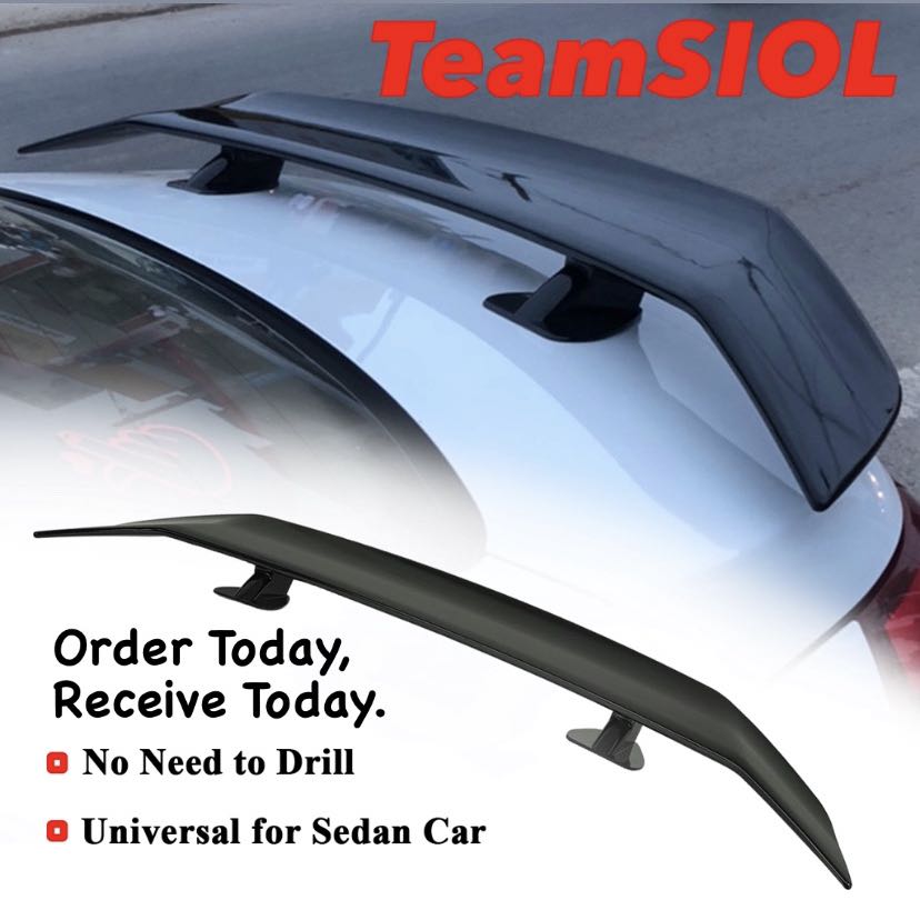New Universal Car Spoiler, Car Accessories, Accessories on Carousell