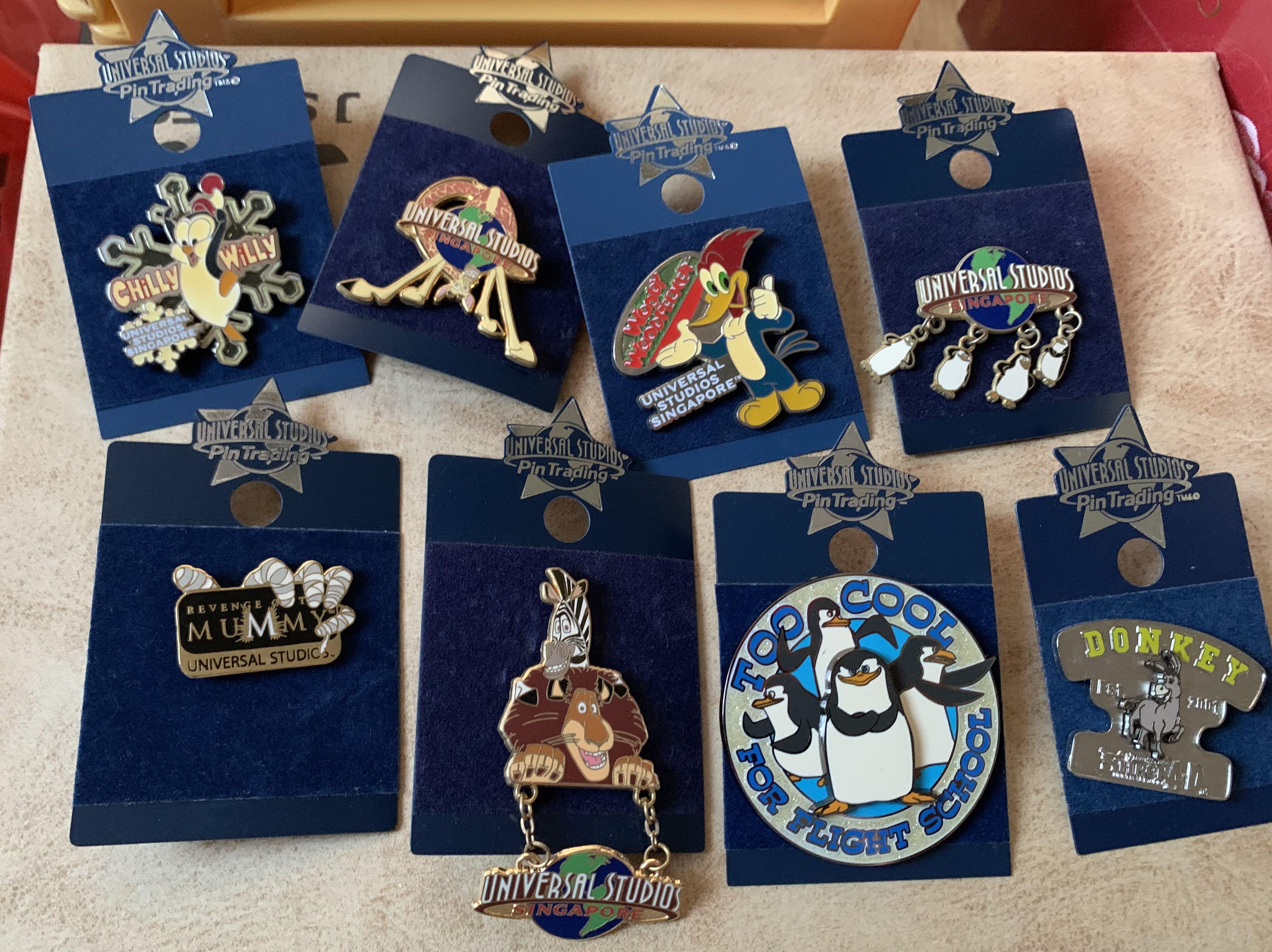 Universal Studio Badges x8, Hobbies & Toys, Toys & Games on Carousell