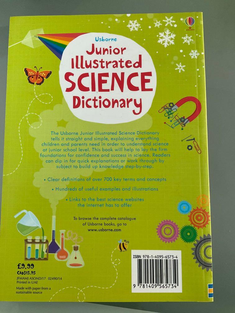Usborne Junior Illustrated Science Dictionary, Hobbies & Toys, Books ...