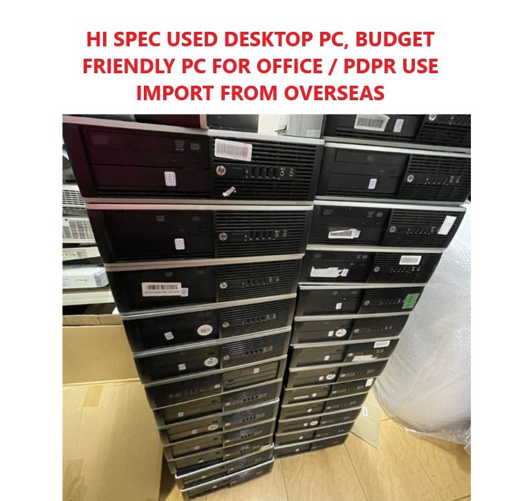 USED Hi Spec Desktop for pdpr/office use ,in all price range without ...
