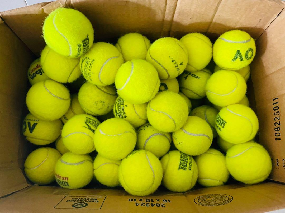 Used tennis balls, Sports Equipment, Sports & Games, Racket & Ball ...
