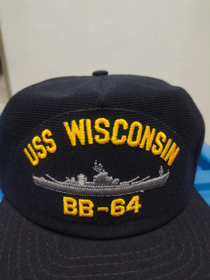 USS WISCONSIN BB-64 vtg us navy, Men's Fashion, Watches & Accessories ...