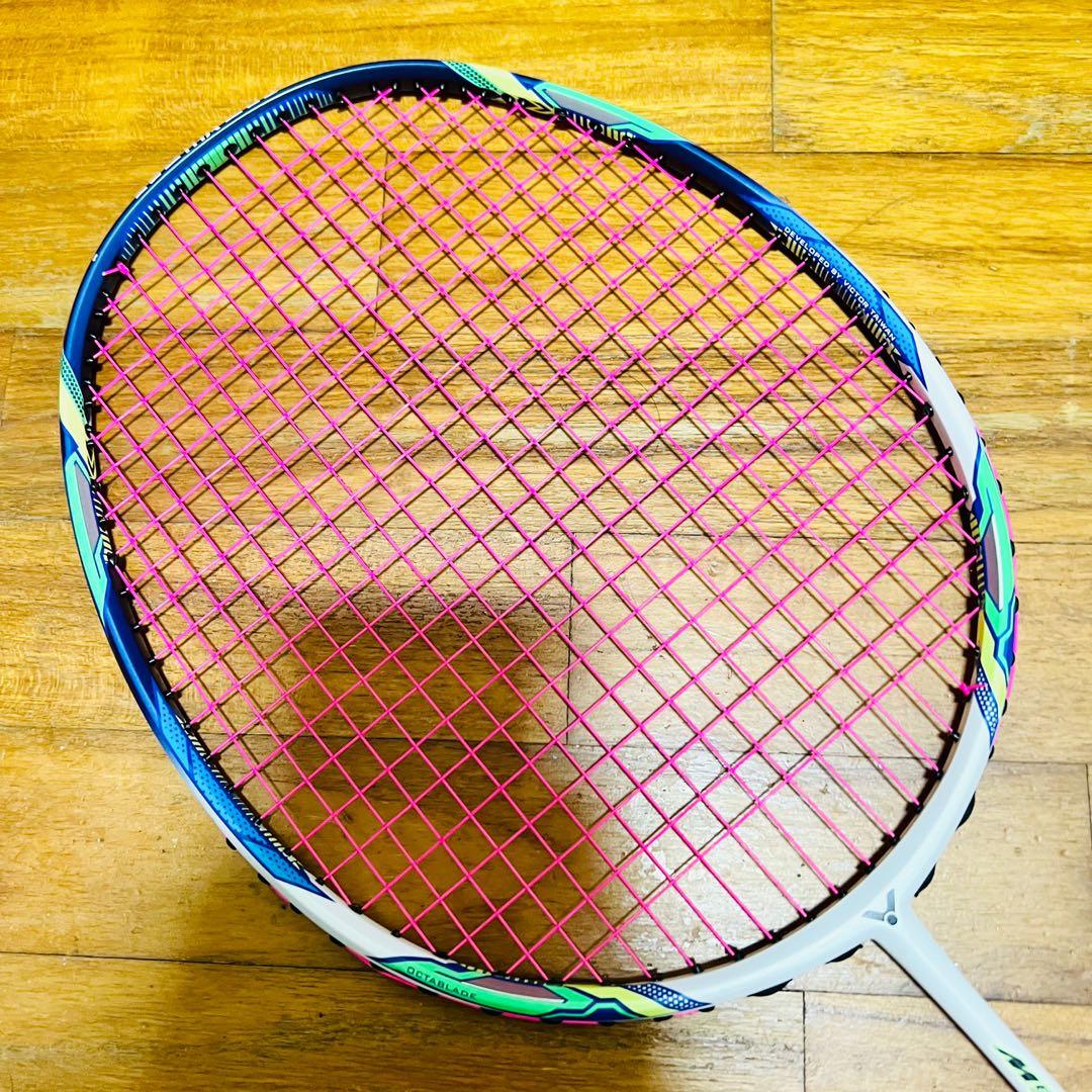 Victor Meteor X80 B MX-80B Badminton Racket Strung with Li Ning no1 ...