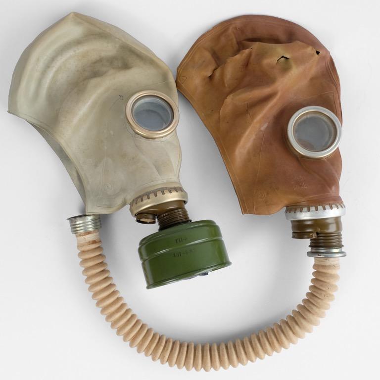 Vintage CCP Soviet Union ShM-41 Gas Mask Cold War era, Hobbies & Toys ...