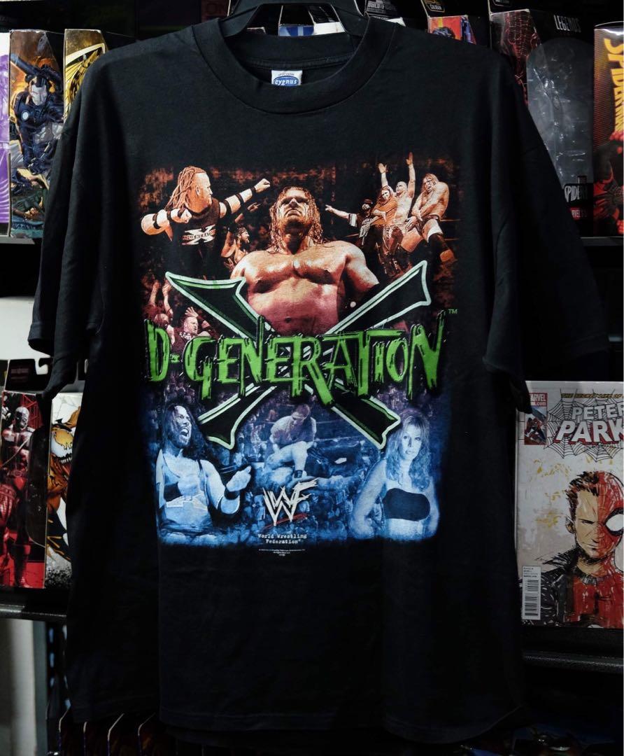 Vintage WWF DX shirt dated 2000 Cygnus tag XL, Men's Fashion, Tops ...