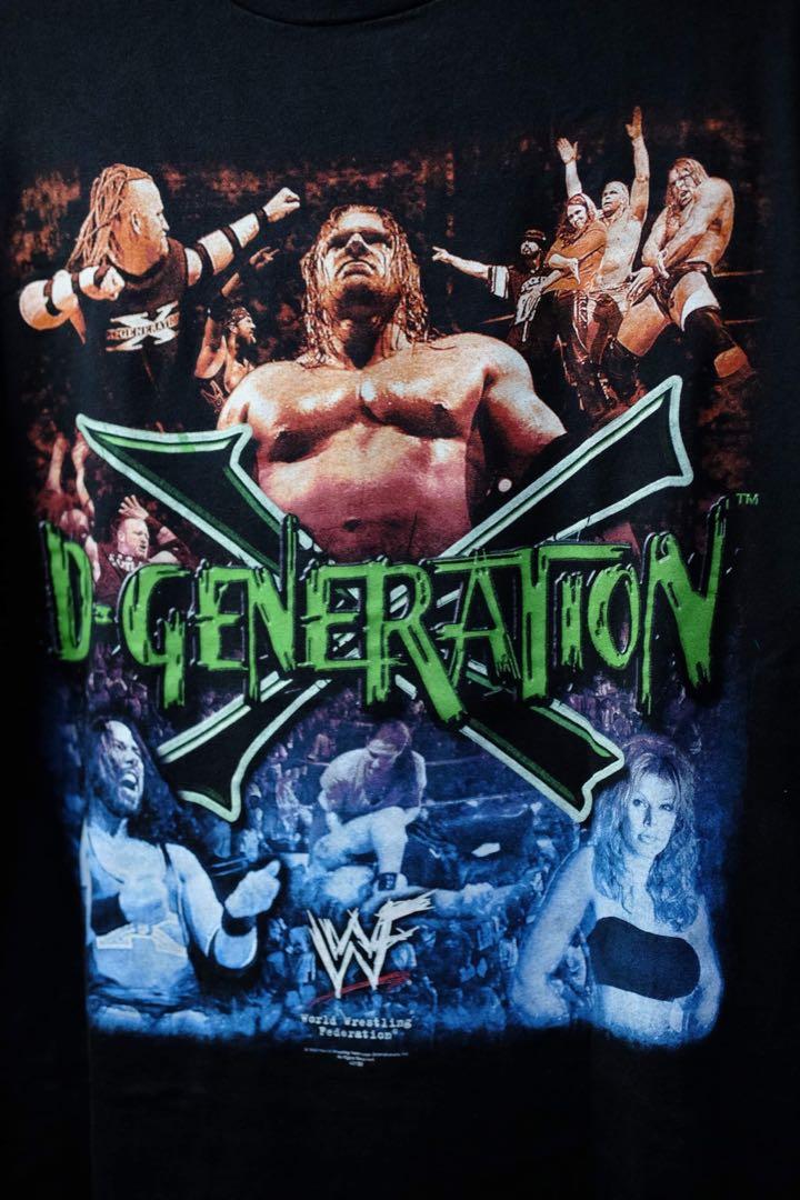 Vintage WWF DX shirt dated 2000 Cygnus tag XL, Men's Fashion, Tops ...
