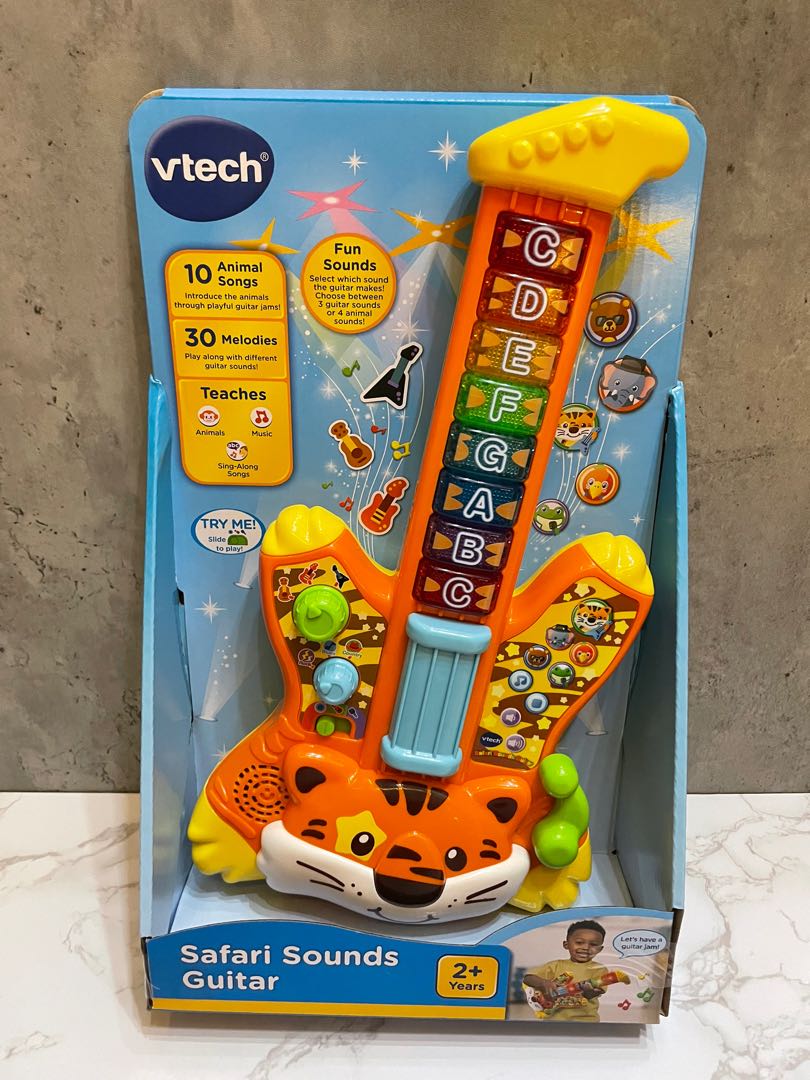 Vtech Safari Sounds Guitar, 兒童＆孕婦用品, 嬰兒玩具 - Carousell