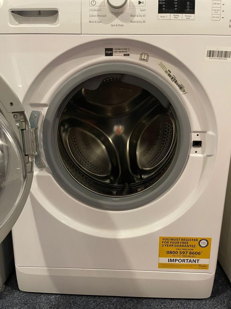 WHIRLPOOL WWDE 7512 7KG WASHER+5KG DRYER 2IN1, TV & Home Appliances ...