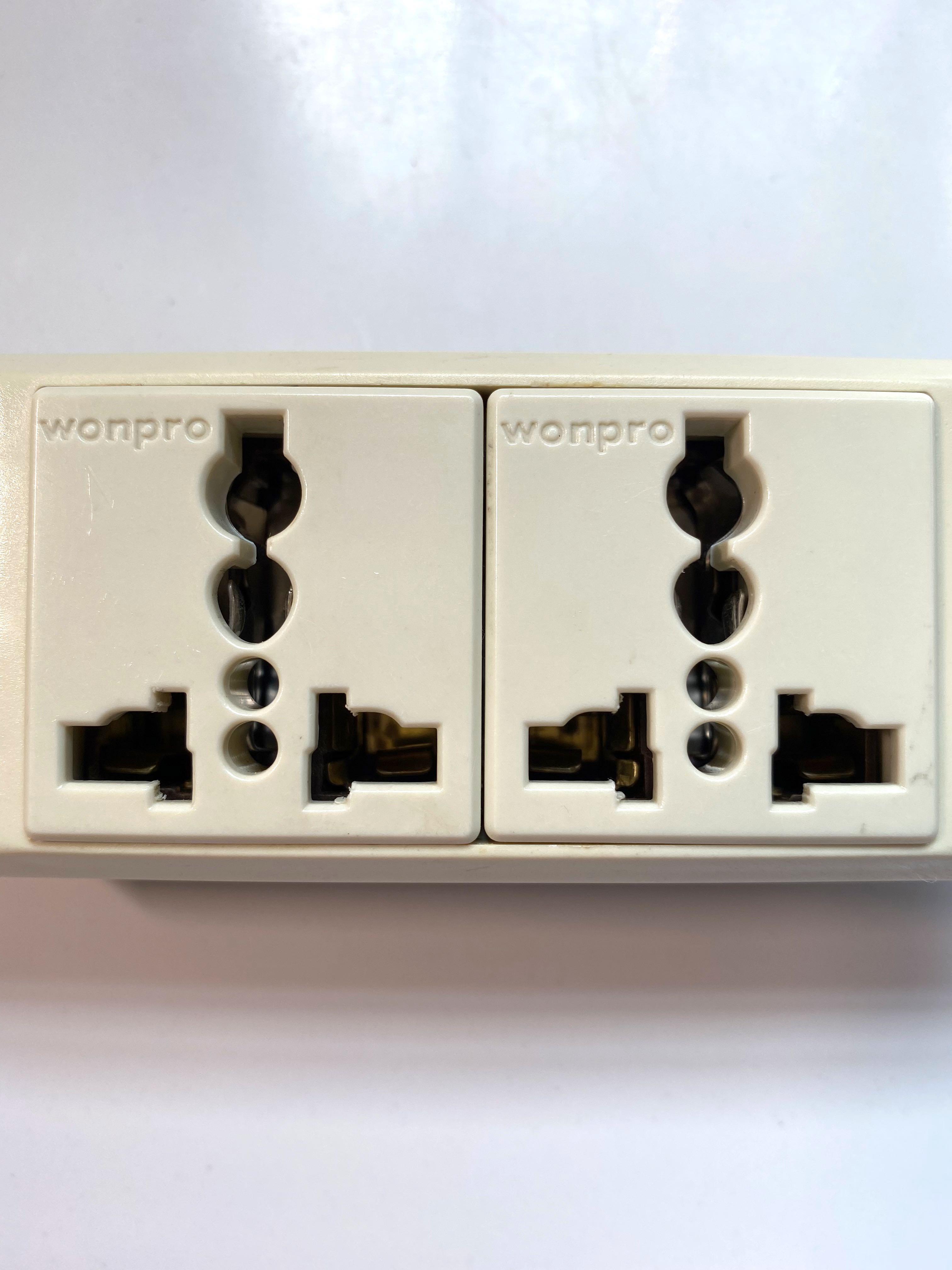 Wonpro Universal Wall Power Socket Outlet (new), TV & Home Appliances ...