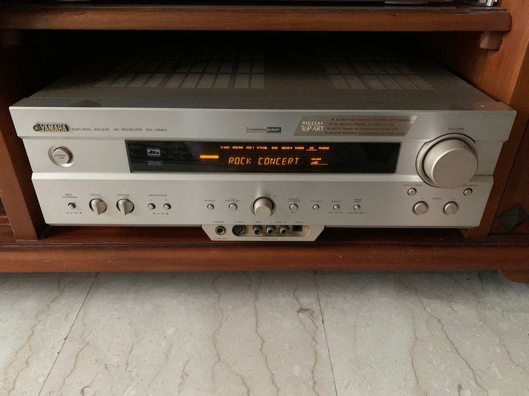 Yamaha AV Receiver RX V620 Amplifier, Audio, Soundbars, Speakers ...