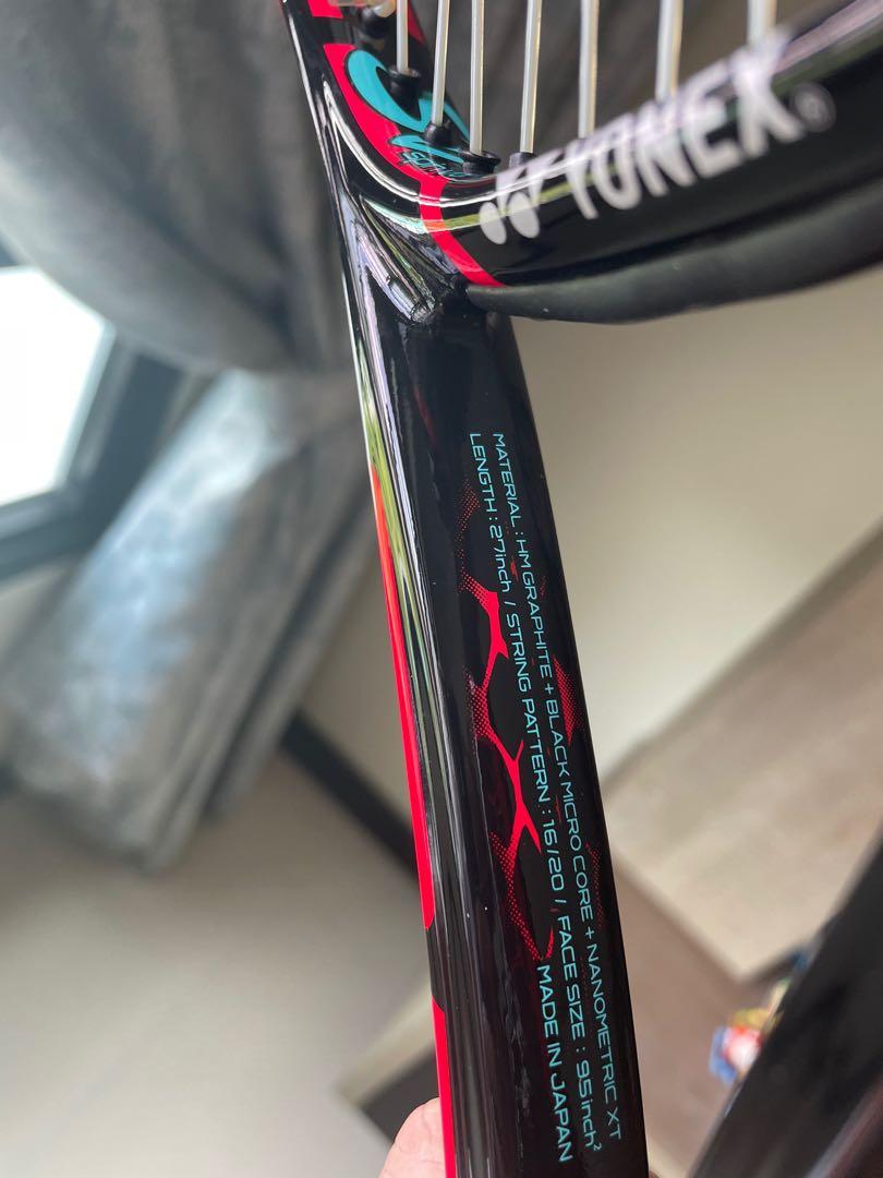 Yonex VCORE SV 95 tennis racket, Sports Equipment, Sports & Games ...