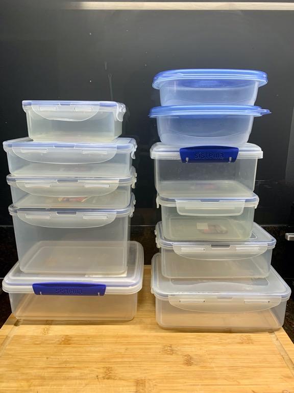 14 Tupperware Storage boxes Tubs! Food safe - Sealable - Lock& Lock ...
