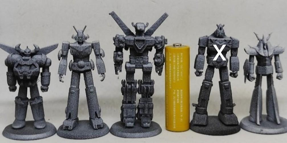 3D Printed Robots Combattler V Voltron Raideen Gaiking, Hobbies & Toys ...