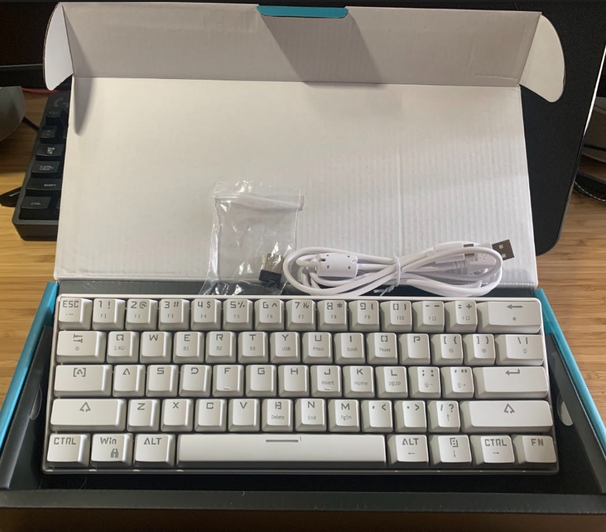 60% Gaming Mechanical Keyboard / RGB / Wireless Keyboard / 60 percent ...