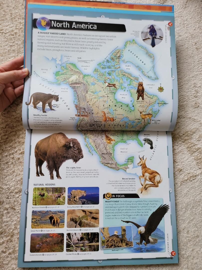 Animal Planet Atlas of Animals (hardcover), Hobbies & Toys, Books ...