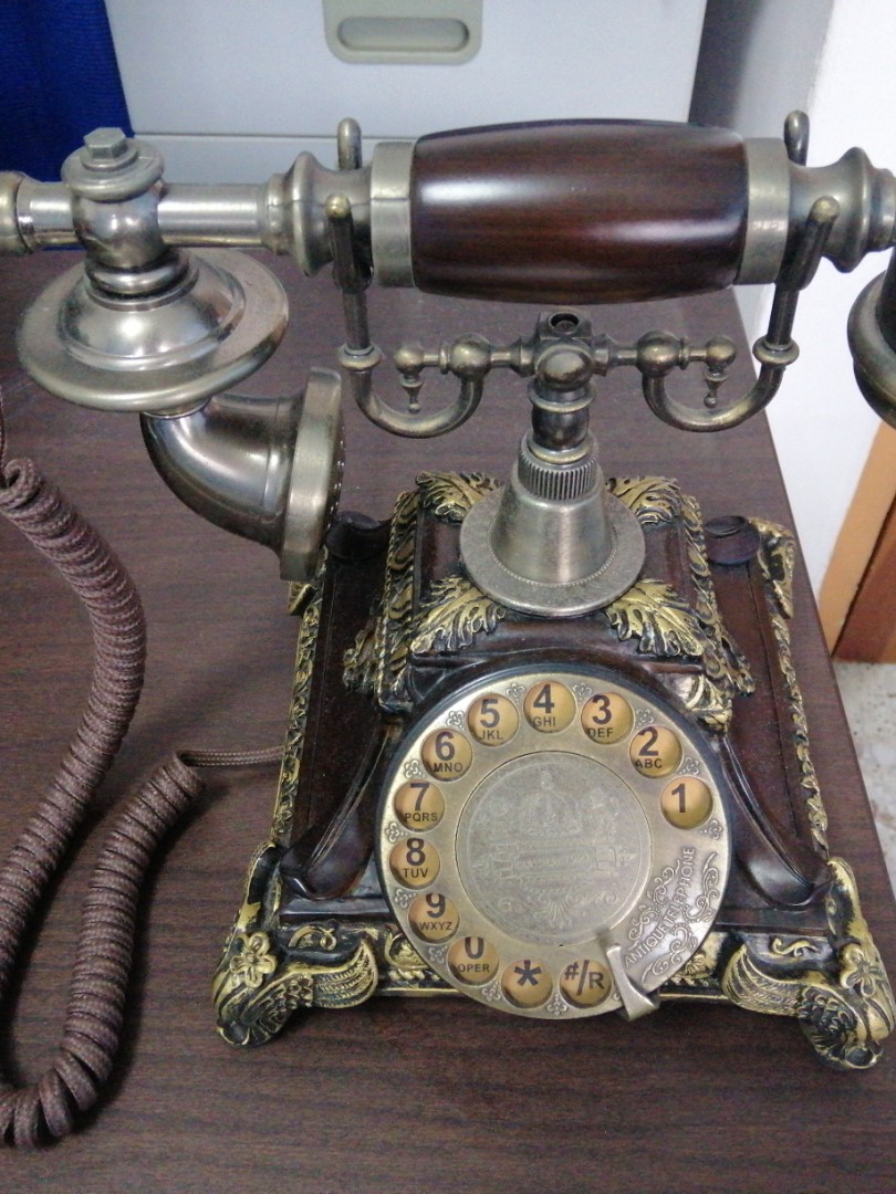 Antique home telephone dial type, Hobbies & Toys, Memorabilia ...