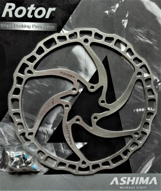 LAST PIECE !! Ashima AiRoTor 180mm Alu 112g, Sports Equipment, Bicycles ...