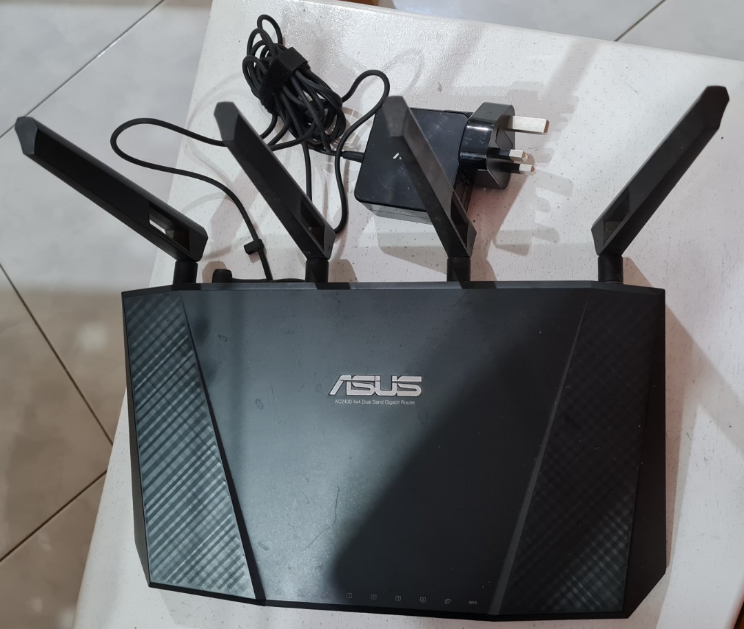 ASUS AC2400 4x4 Dual Band Gigabit Router, Computers & Tech, Office ...
