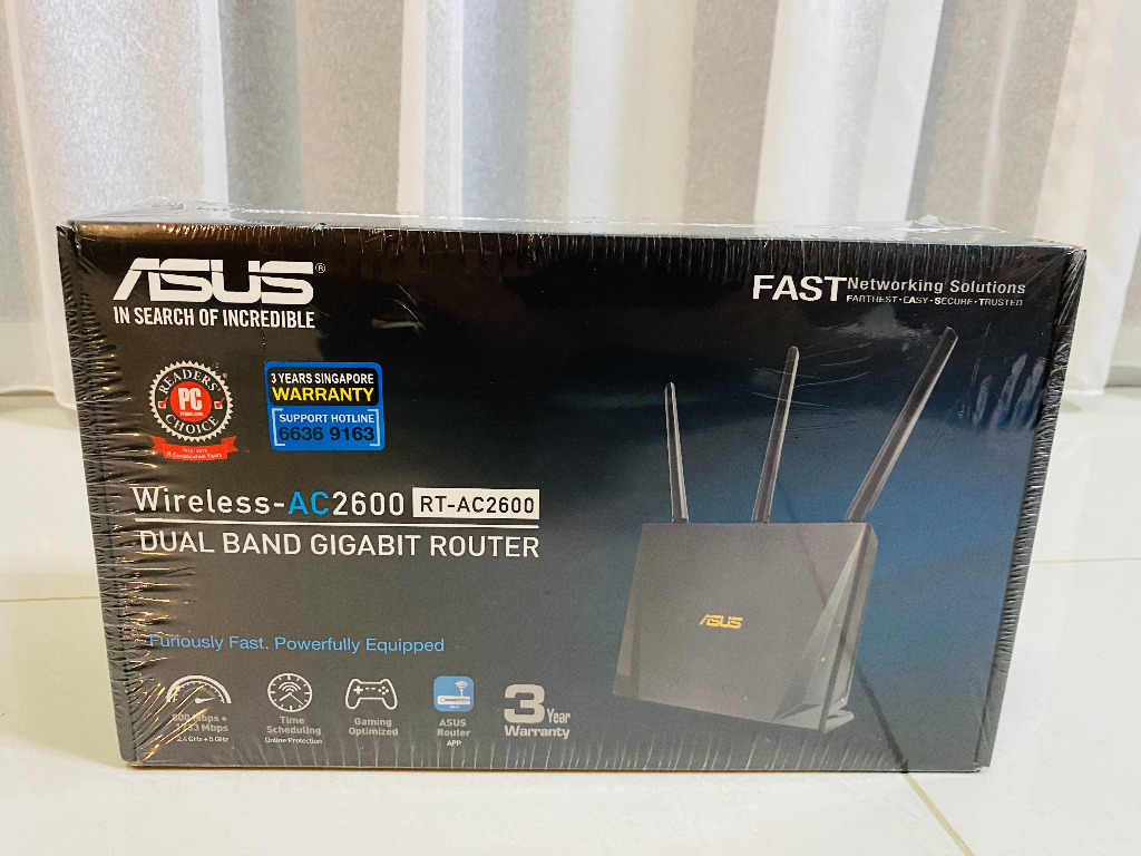 ASUS RT-AC2600 Dual and Gigabit Router, Computers & Tech, Parts ...