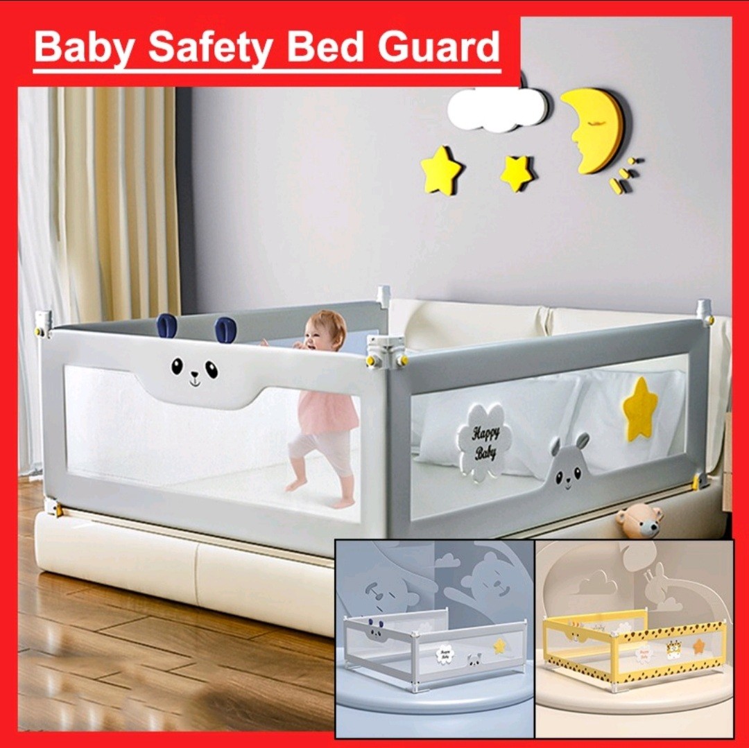 Baby Kids Bed Fence Vertical Lift Baby Bed Rail Guard Fence, Babies ...