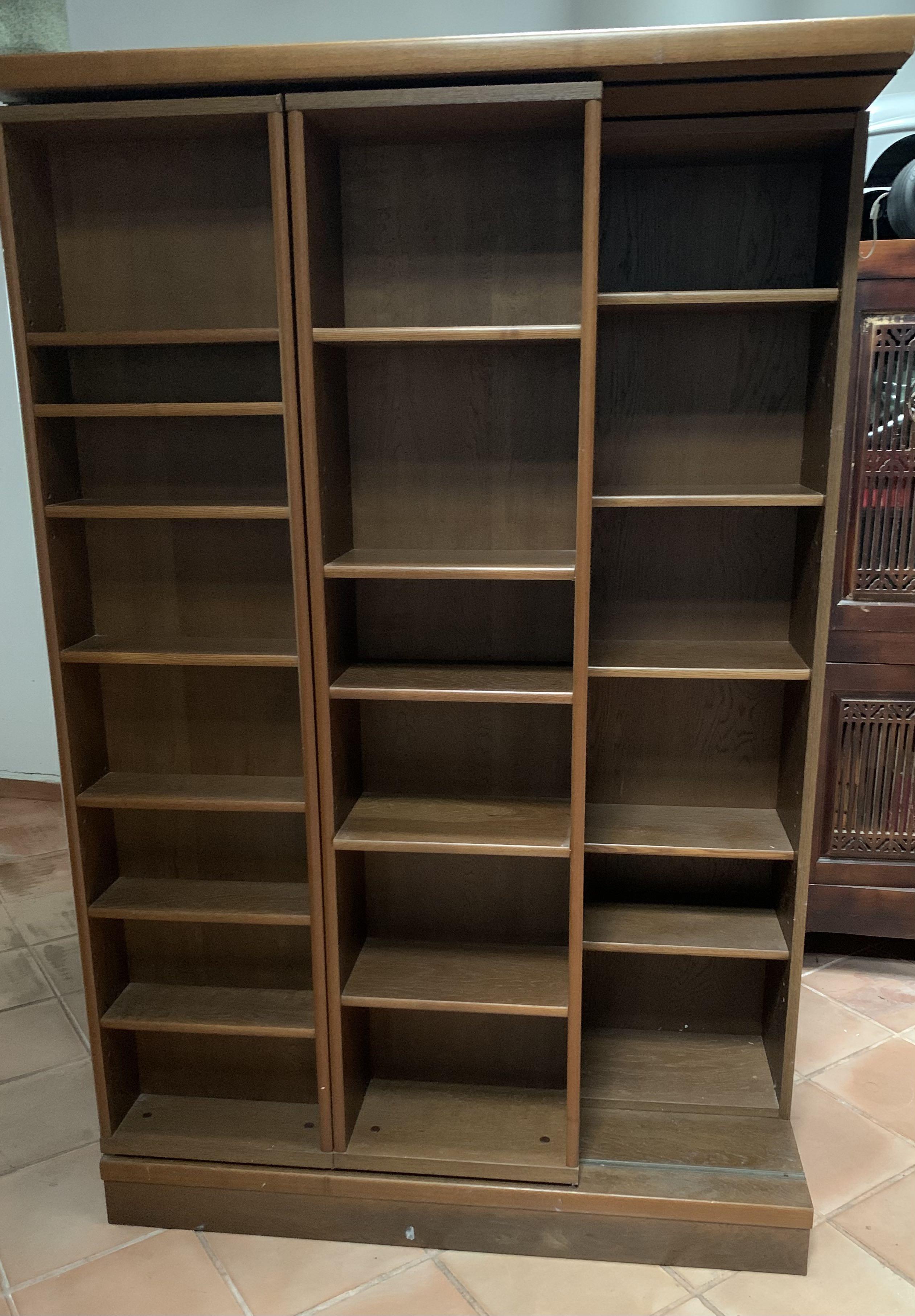 Bookshelf with double layer shelving, Furniture & Home Living ...