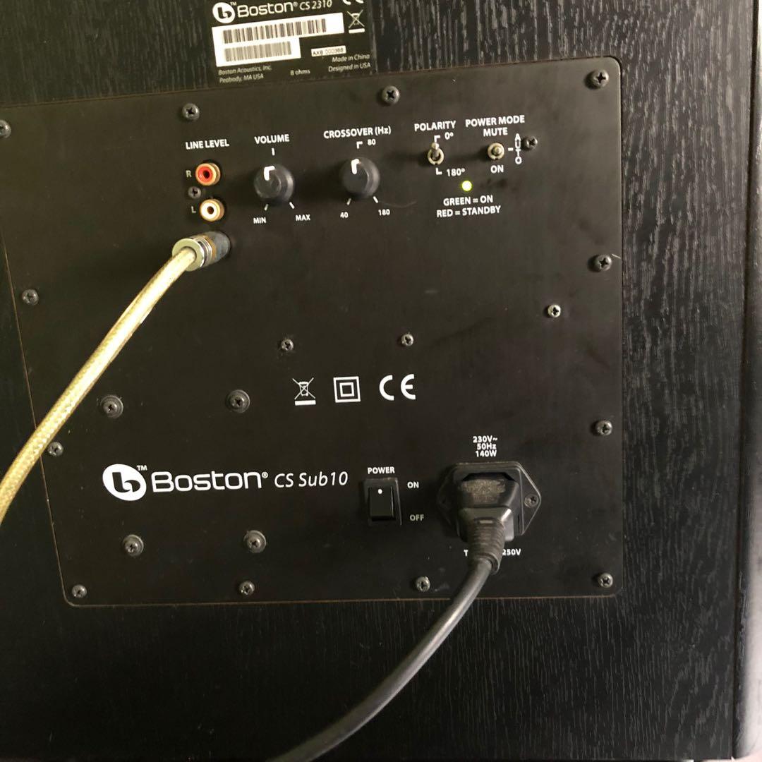 Boston Acoustics SUB CS 10, Audio, Soundbars, Speakers & Amplifiers on ...