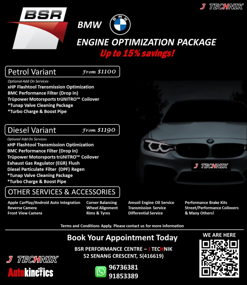 BSR Engine Optimization Tune for BMW Petrol Diesel F80 F82 F83 F90 G01 ...