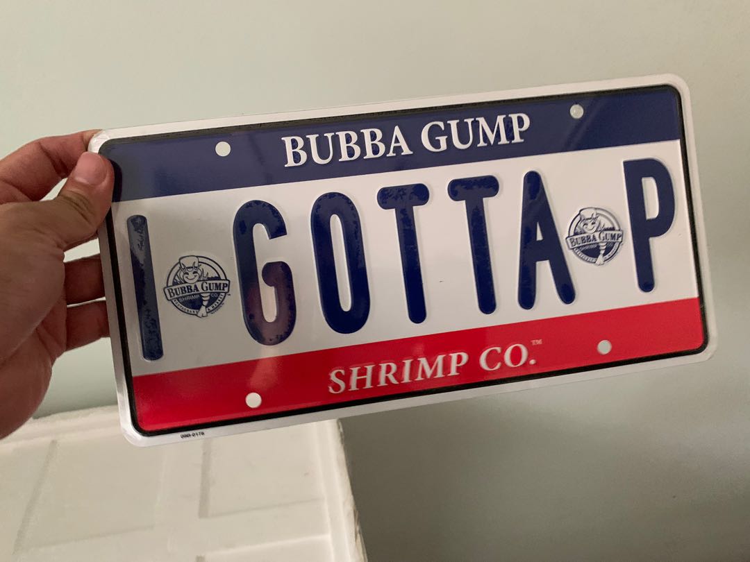 Bubba gump sign 1, Furniture & Home Living, Home Decor, Vases ...