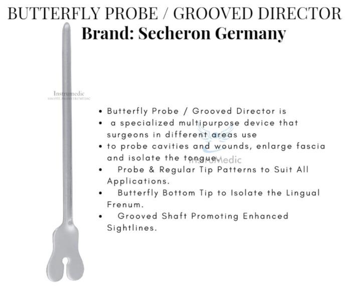 BUTTERFLY PROBE / GROOVED DIRECTOR (SECHERON), Health & Nutrition ...