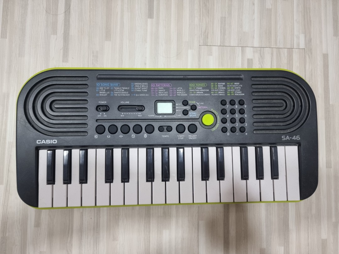 Casio Portable Keyboard SA-46, Hobbies & Toys, Music & Media, Musical ...