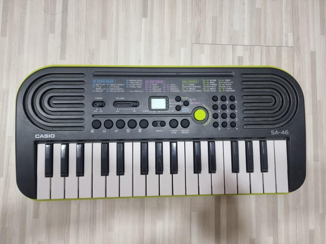 Casio Portable Keyboard SA-46, Hobbies & Toys, Music & Media, Musical ...