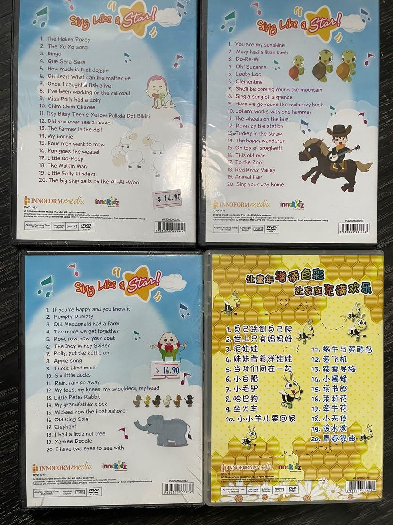 Children sing-along DVD, Babies & Kids, Infant Playtime on Carousell