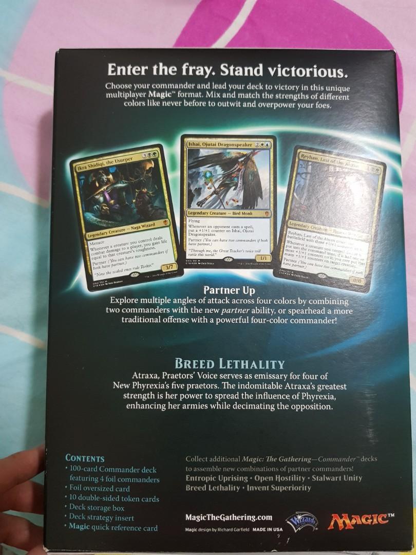 Commander deck breed lethality, Hobbies & Toys, Toys & Games on Carousell