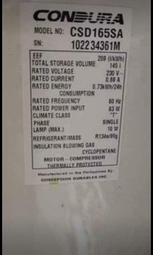 Cordura Refrigerator, TV & Home Appliances, Kitchen Appliances ...