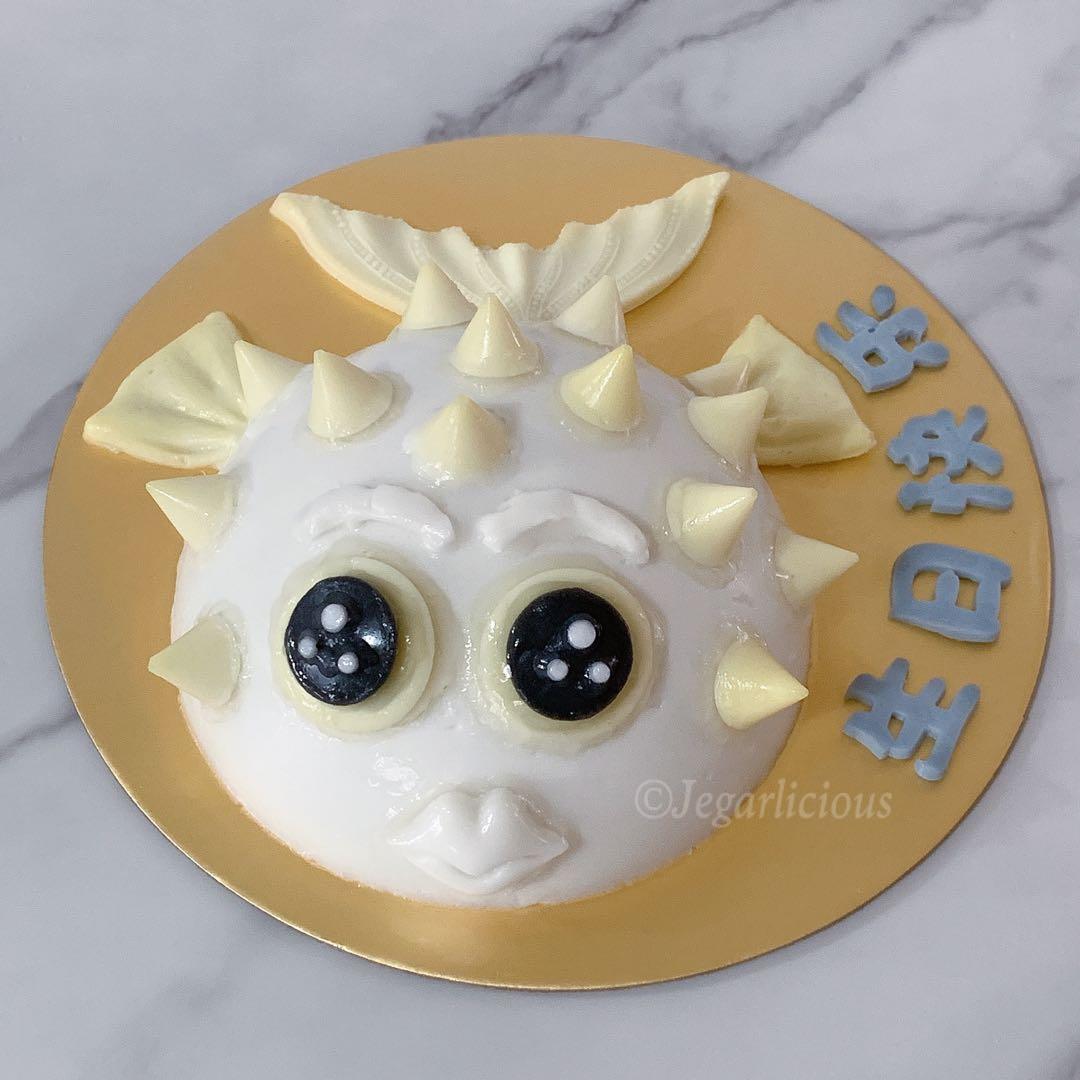 Customised Agar Spiky Fish, Food & Drinks, Homemade Bakes on Carousell